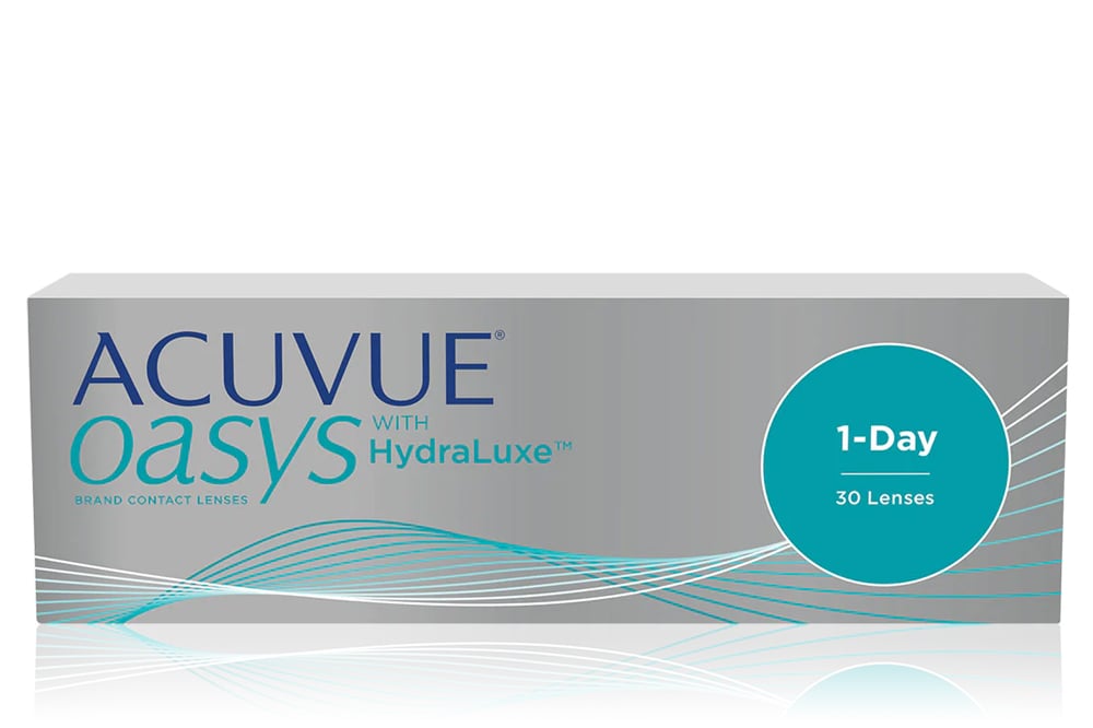 Acuvue Oasys 1-Day 30 Pack with HydraLuxe Contact Lenses ...